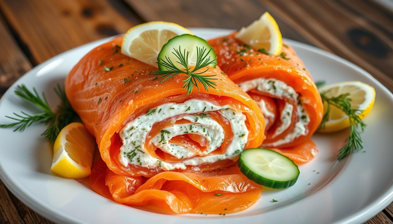 "10-Minute Smoked Salmon Roulade: Quick & Delicious"
