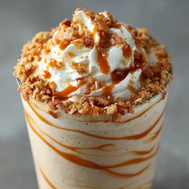 Magical Caramel Apple Pie Milkshake Recipe - The Chunky Chef ...