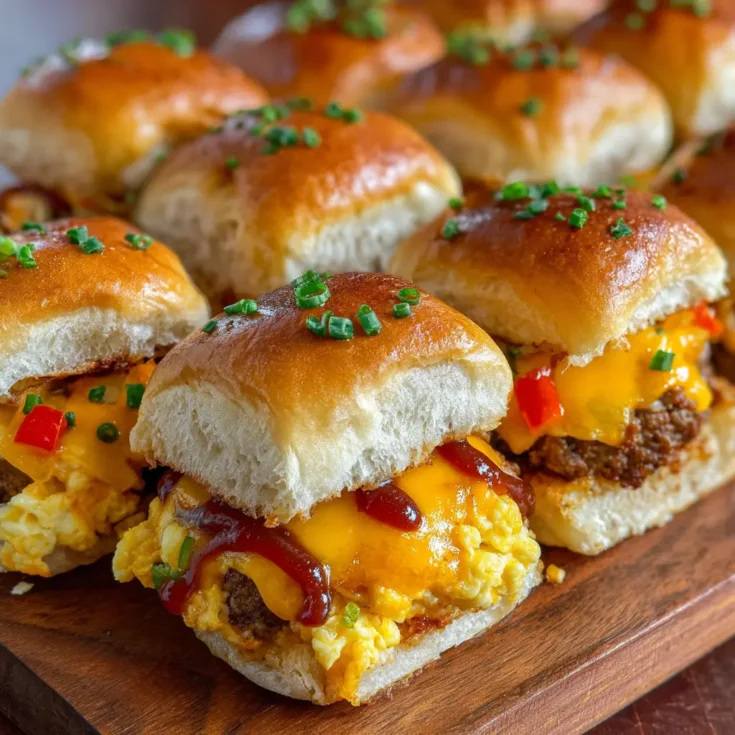 Cowboy Breakfast Sliders - Meatydelights