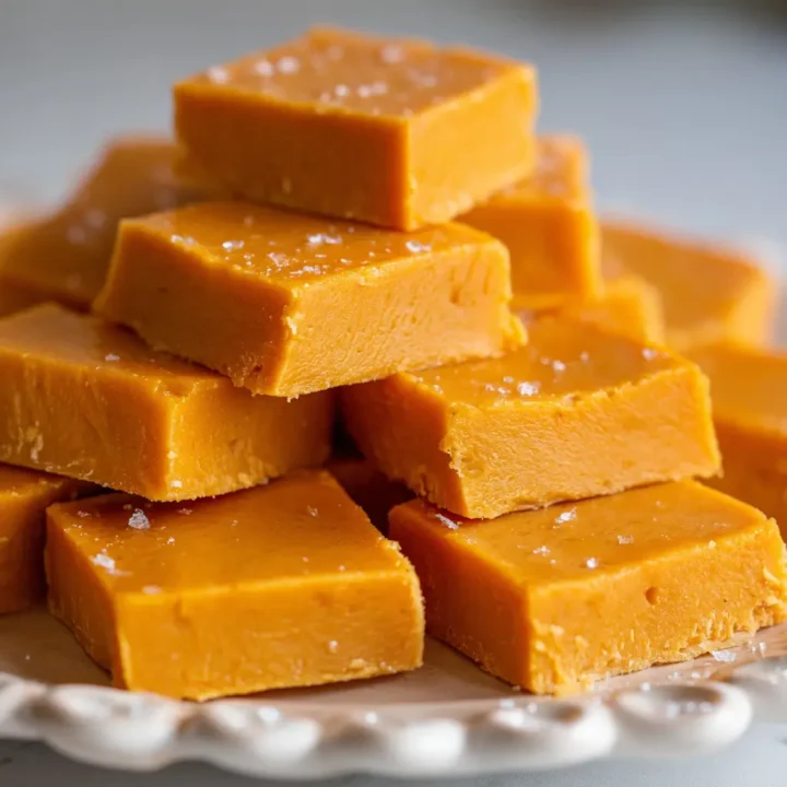 Easy 2 Ingredient Pumpkin Fudge for Fall Treats - Meatydelights