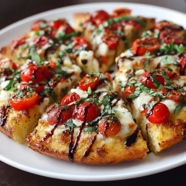 Bruschetta Pizza - Meatydelights