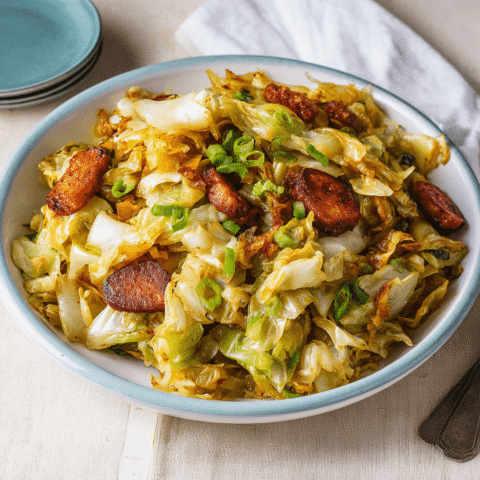 Southern Fried Cabbage Recipe - Meatydelights