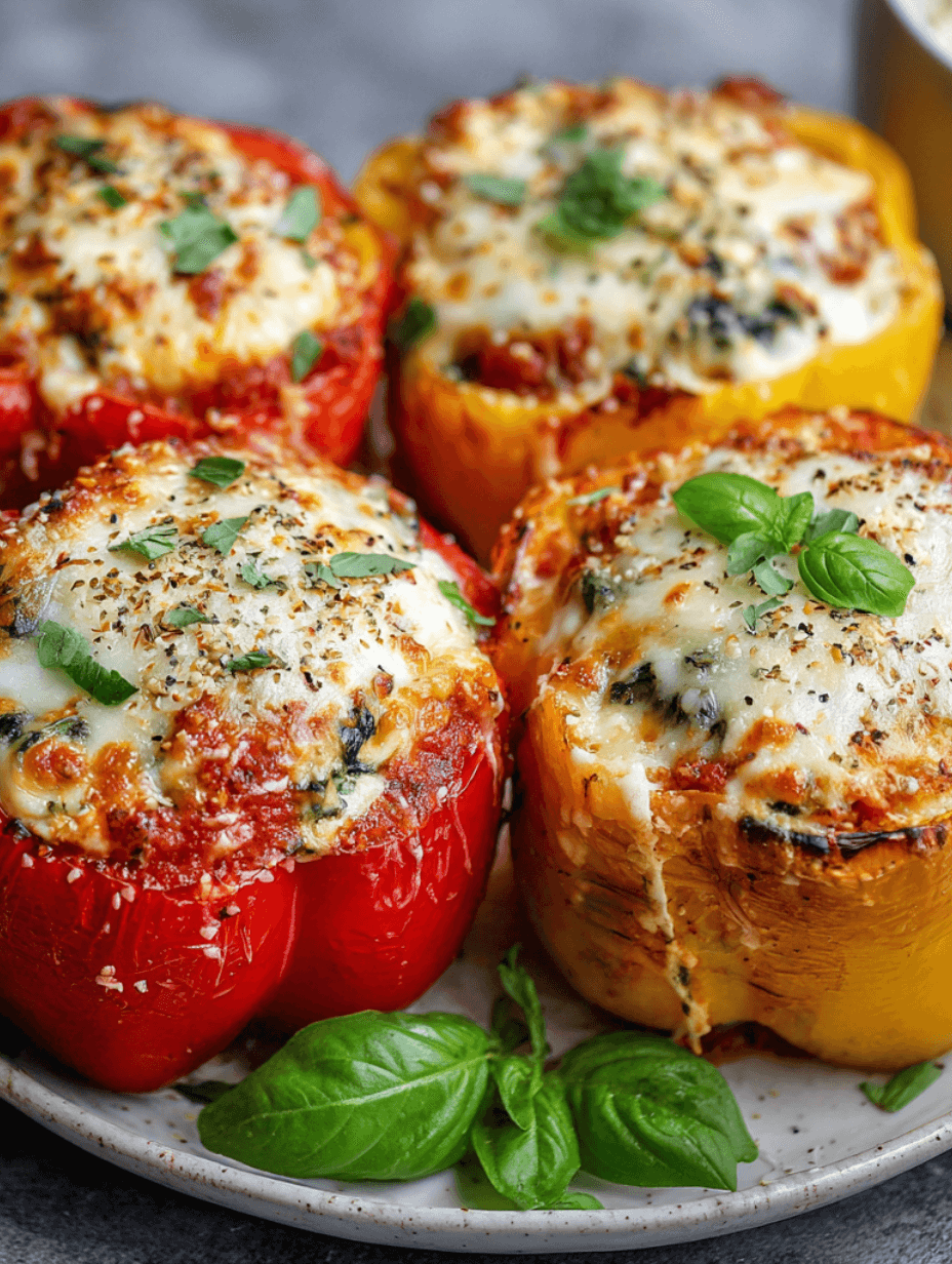 Ricotta Stuffed Peppers Recipe - Meatydelights