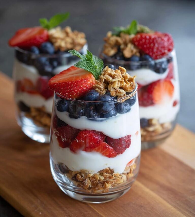 Greek Yogurt Berry Parfait Recipe - Meatydelights