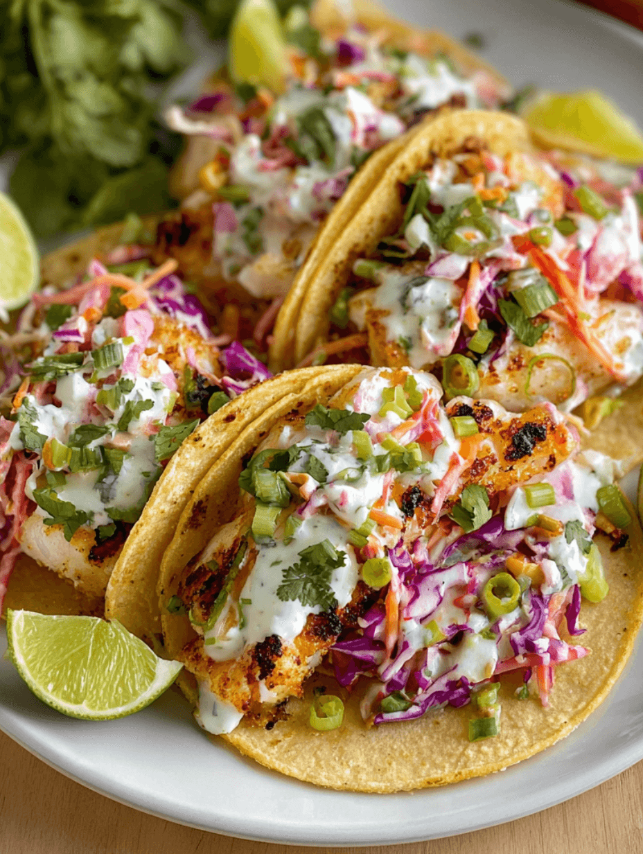 Thai-Style Grilled Fish Tacos Recipe - Meatydelights