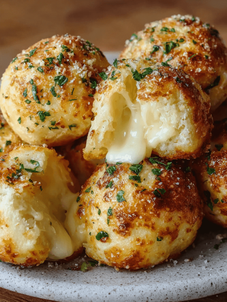 Garlic Butter Cheese Bombs Recipe - Meatydelights