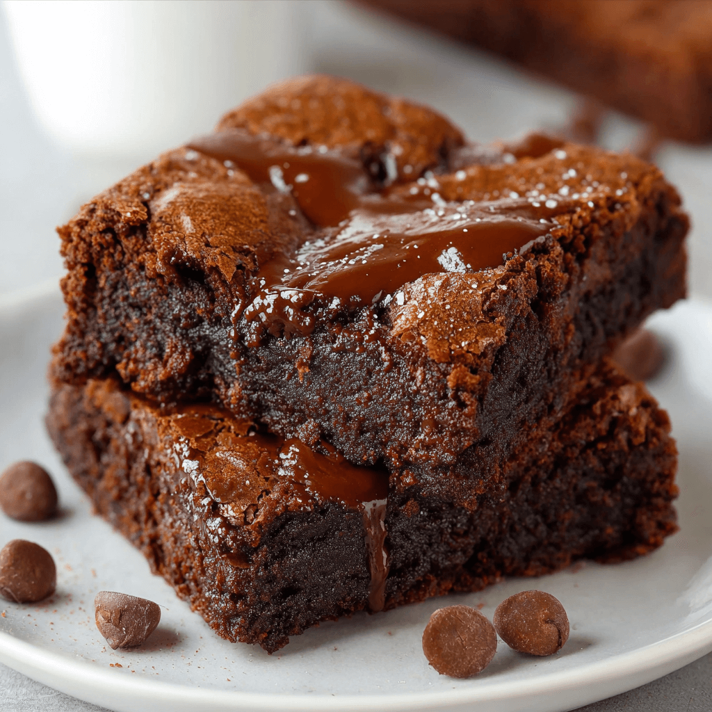 Classic Fudgy Chocolate Brownies Recipe - Meatydelights