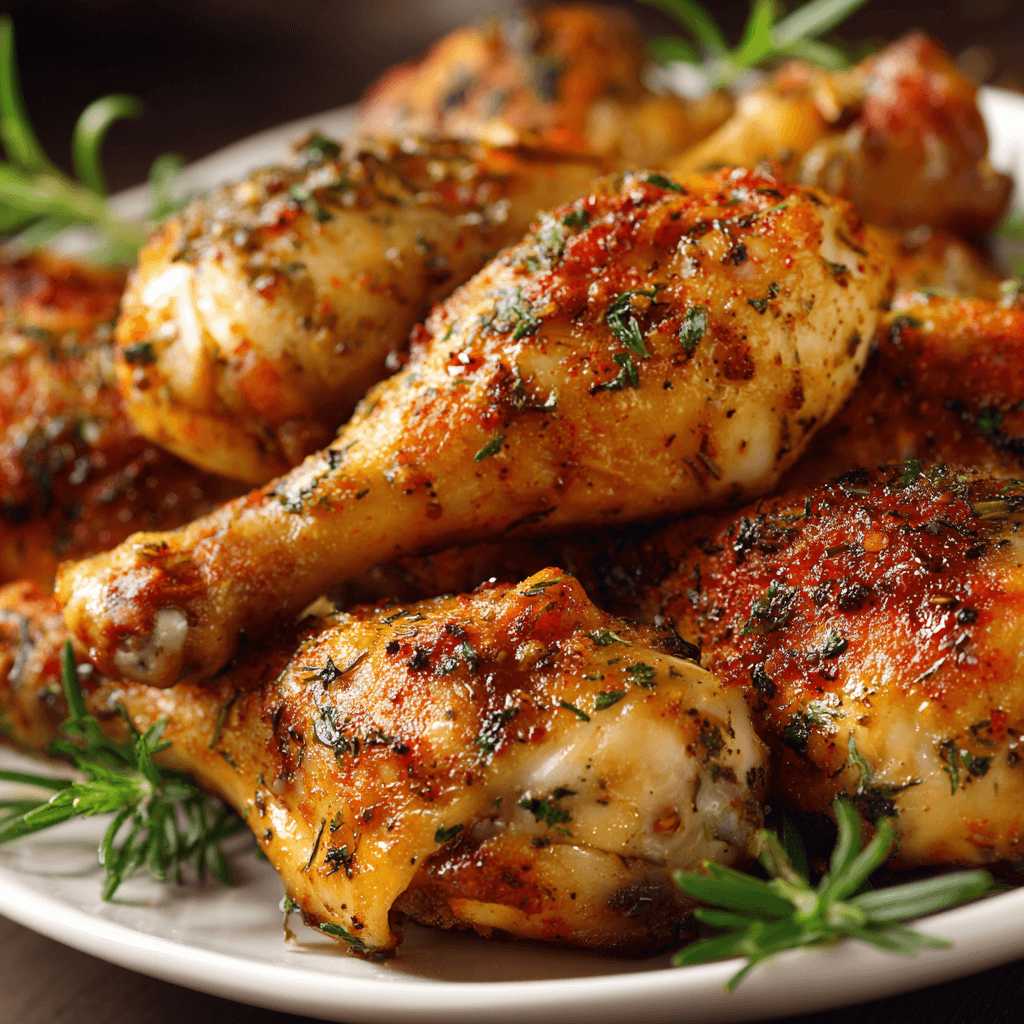Oven-Baked Chicken Drumsticks Recipe - Meatydelights