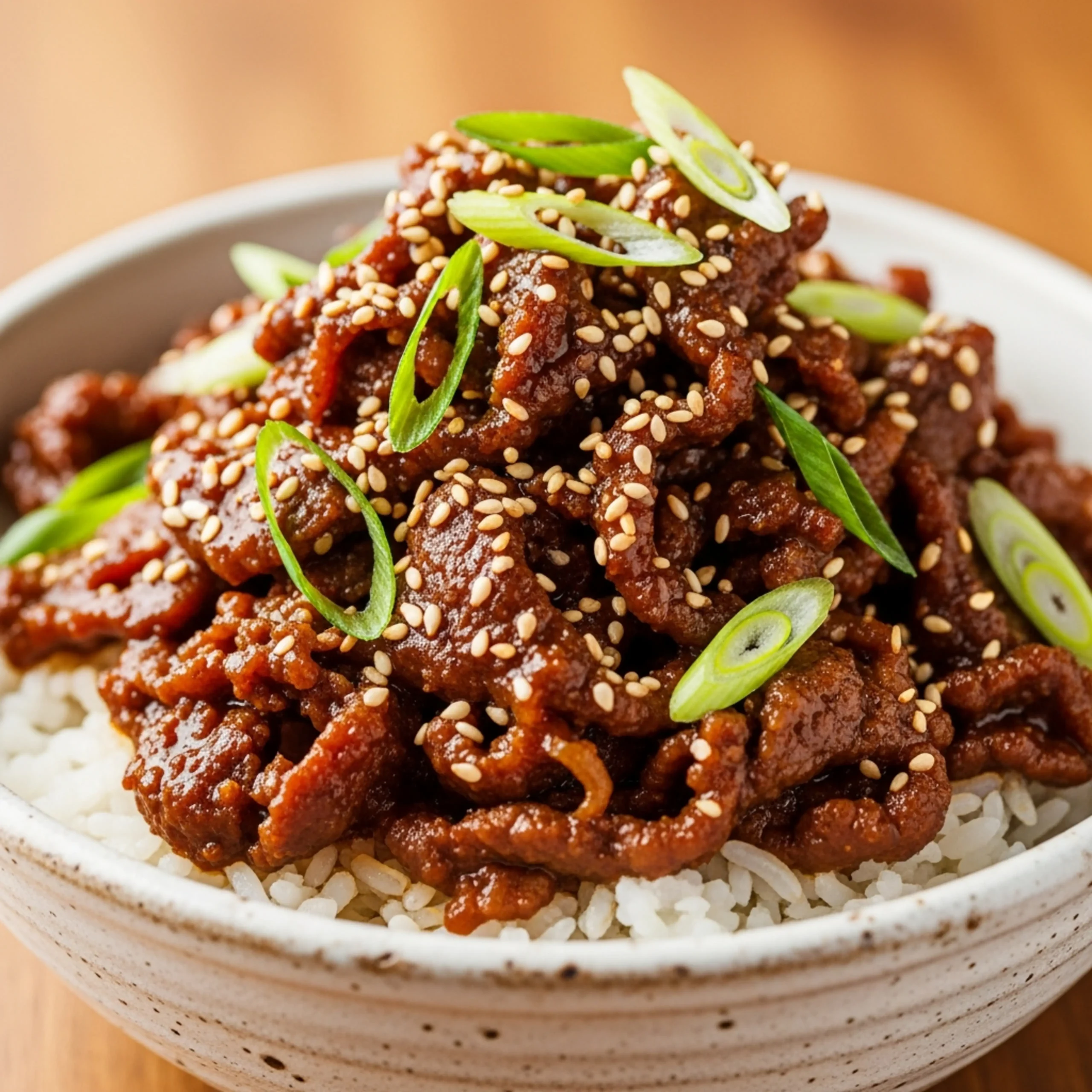 Spicy Korean Beef Bulgogi Bowls (30-Minute Recipe) - Meatydelights